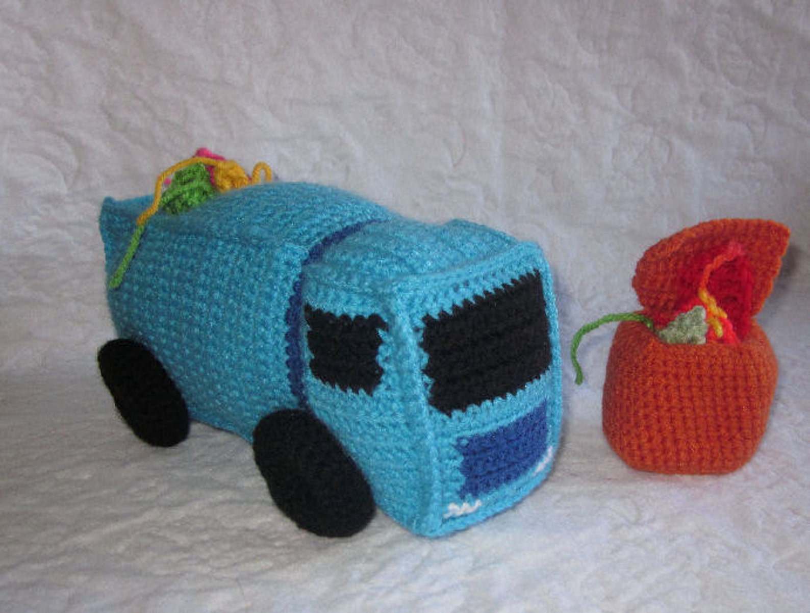 Garbage Truck Crochet Pattern - Etsy