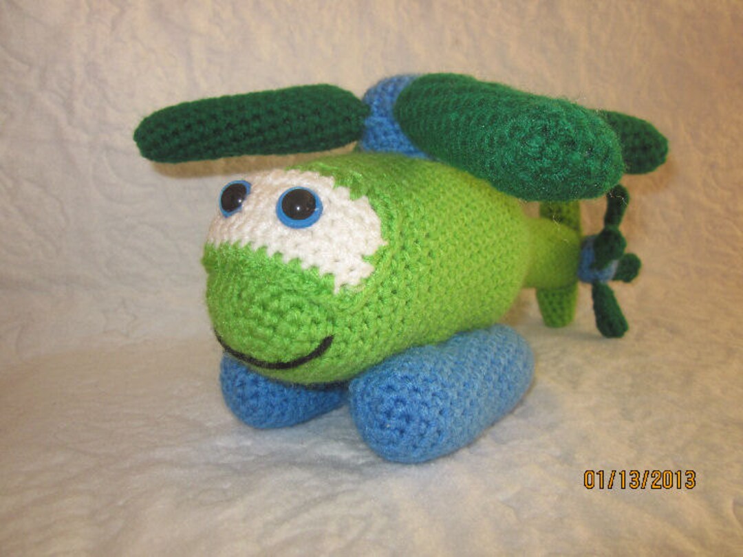 Henry the Helicopter Crochet Pattern - Etsy