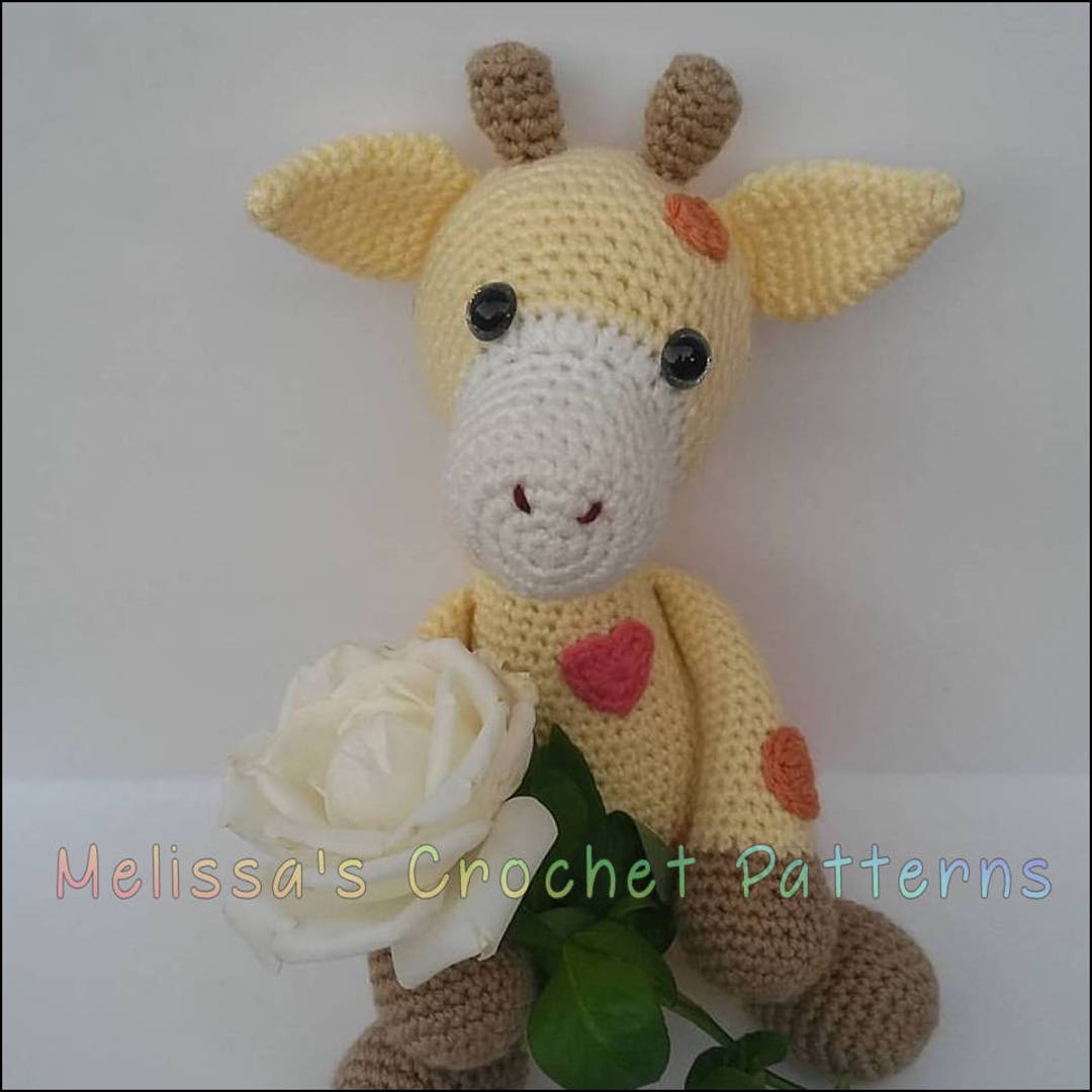 Crochet Pattern - Bubbles the Baby Giraffe - Etsy