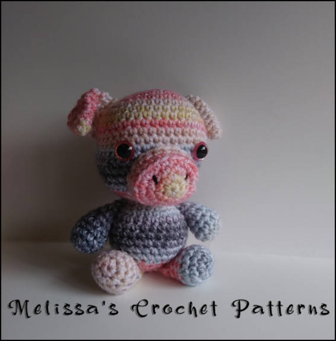 Crochet Pattern ~ Hamilton the Huggable Pig - Etsy