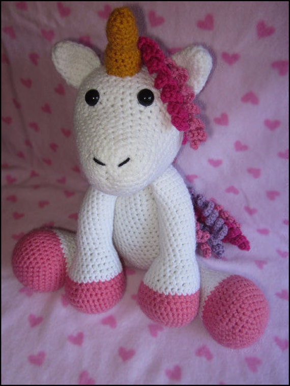 Crochet Pattern The Adorable Unicorn | Etsy