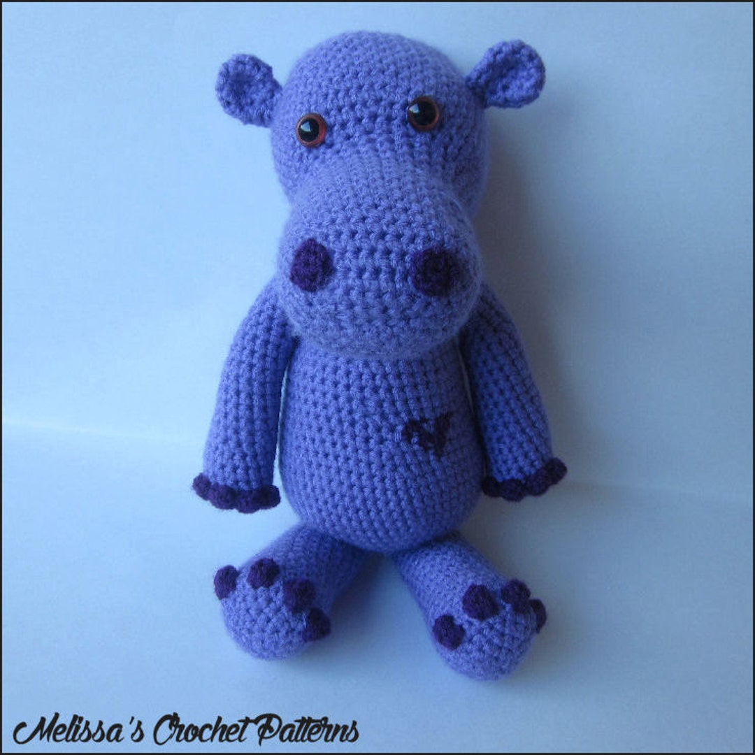 Crochet Pattern - the Cheeky Hippo - Etsy