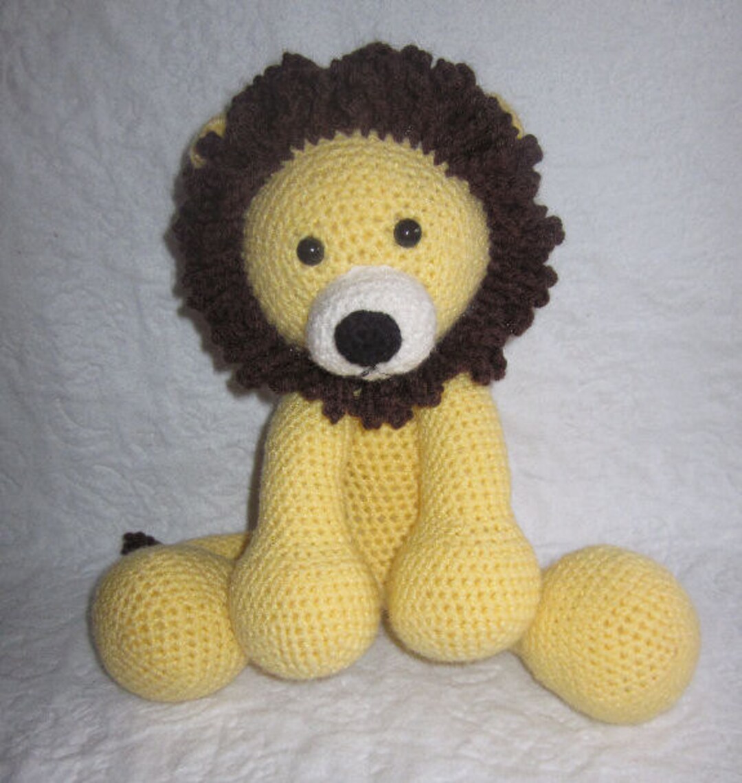 The Adorable Lion Crochet Pattern - Etsy