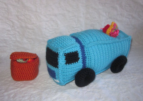 Garbage Truck Crochet Pattern - Etsy