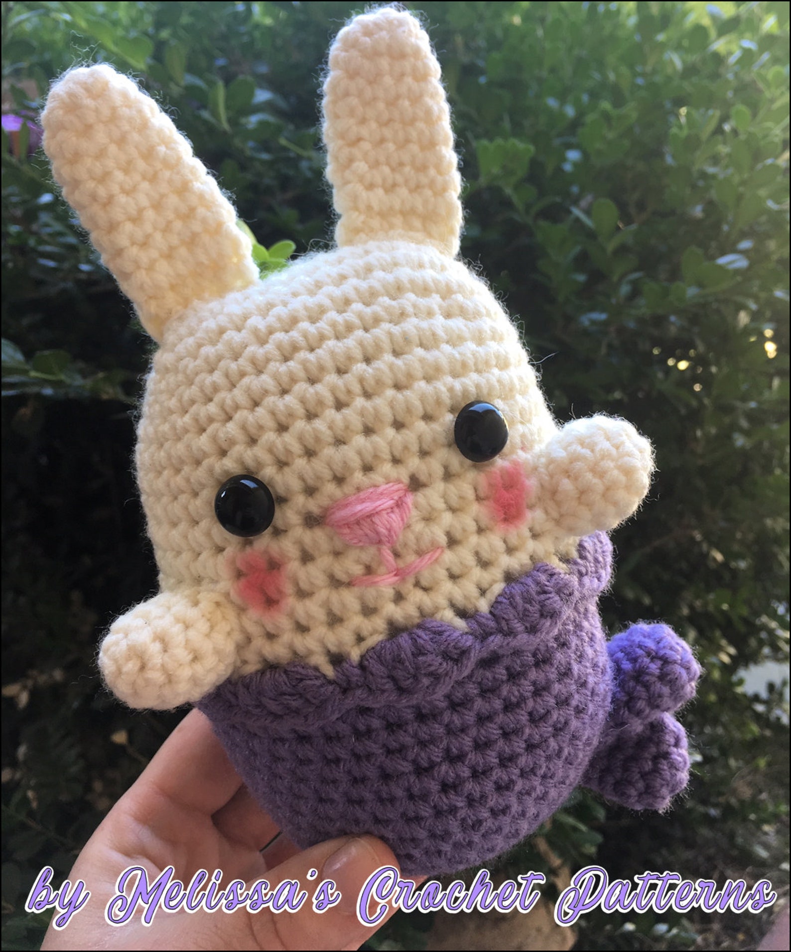 Crochet Pattern Mer-bunny | Etsy