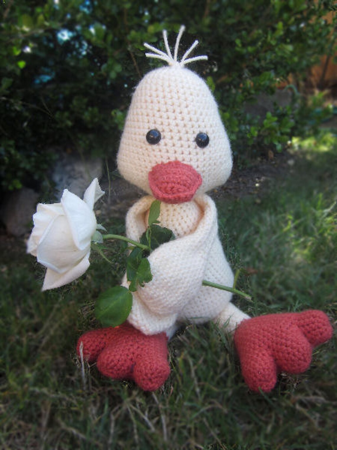 Crochet Pattern - Paddles the Duck - Etsy