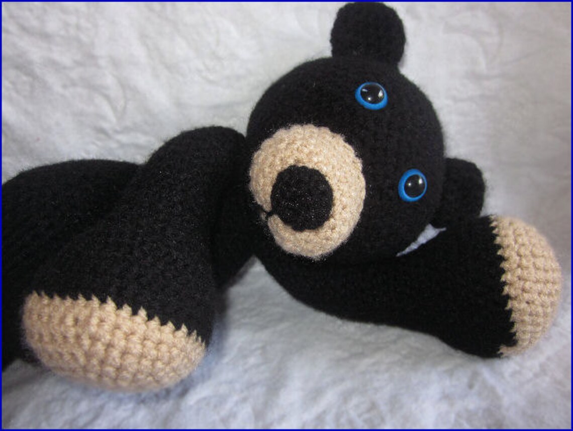 The Adorable Bear Crochet Pattern - Etsy