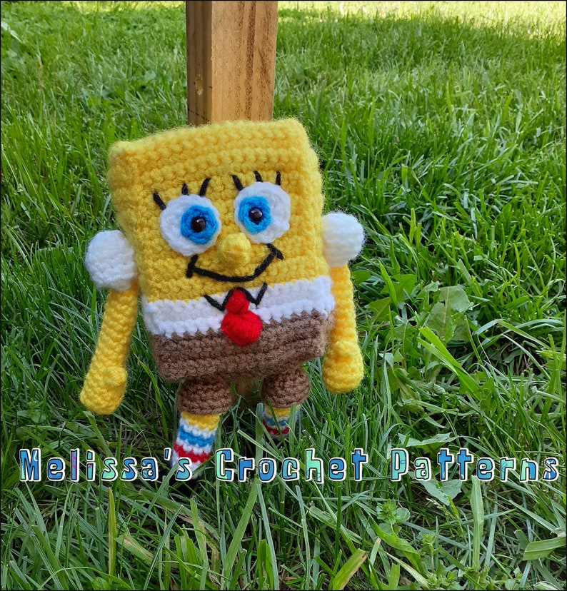 Crochet Pattern Spongebob Squarepants | Etsy