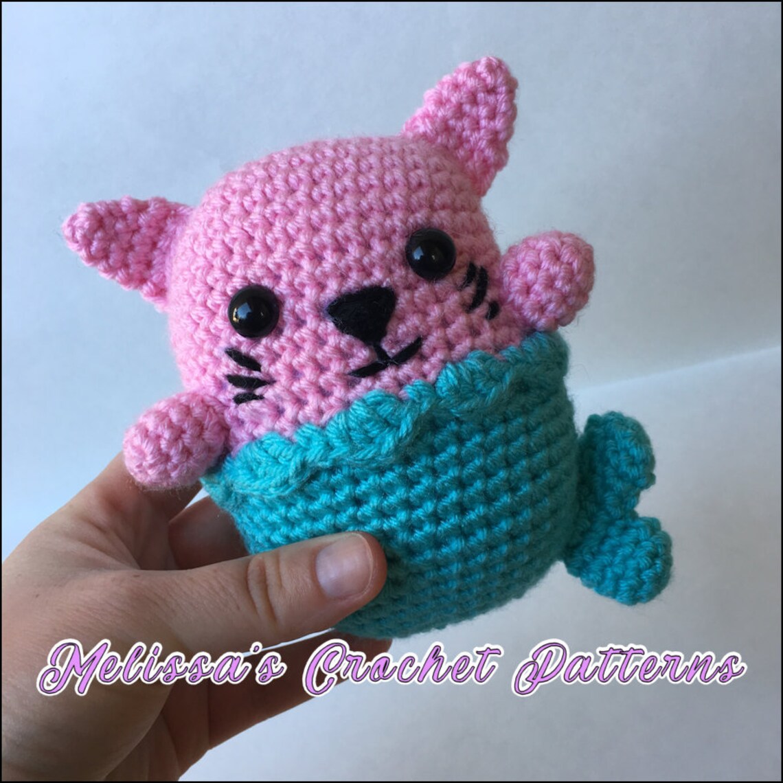 Crochet Pattern Mer-kitty - Etsy