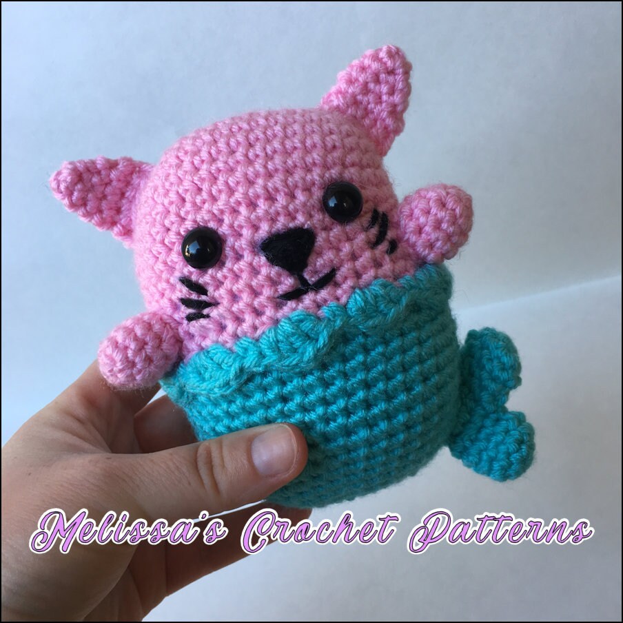 Crochet Pattern ~ Mer-kitty - Etsy