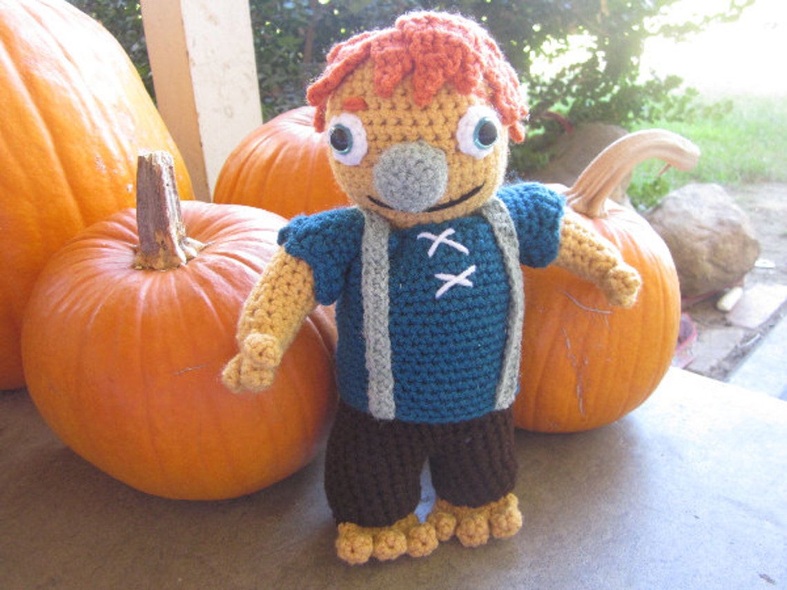 CROCHET PATTERN Ogre Doug Wallykazam - Etsy