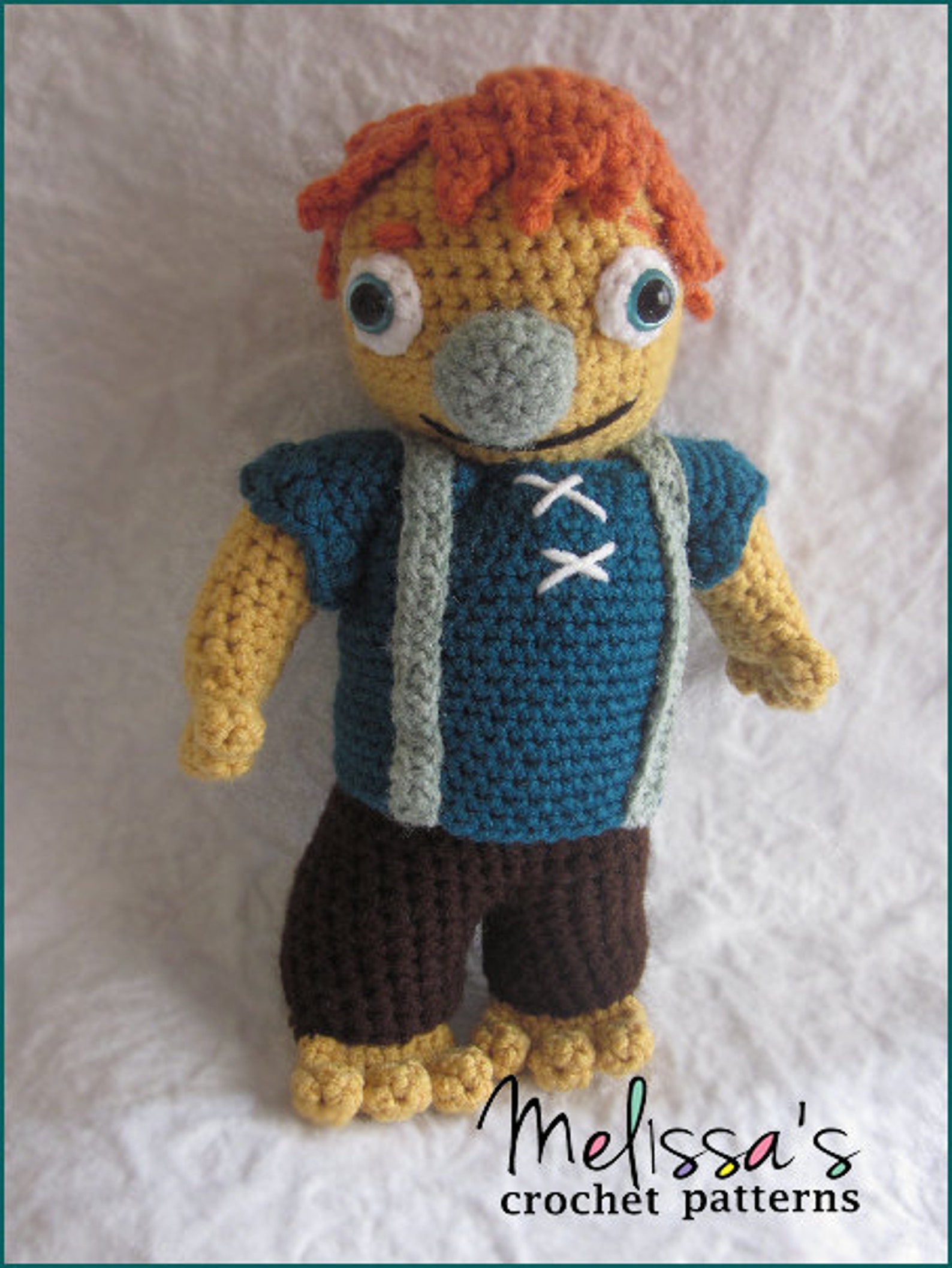 CROCHET PATTERN Ogre Doug Wallykazam - Etsy