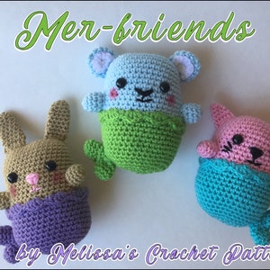 Crochet Pattern - Mer-bunny - Etsy