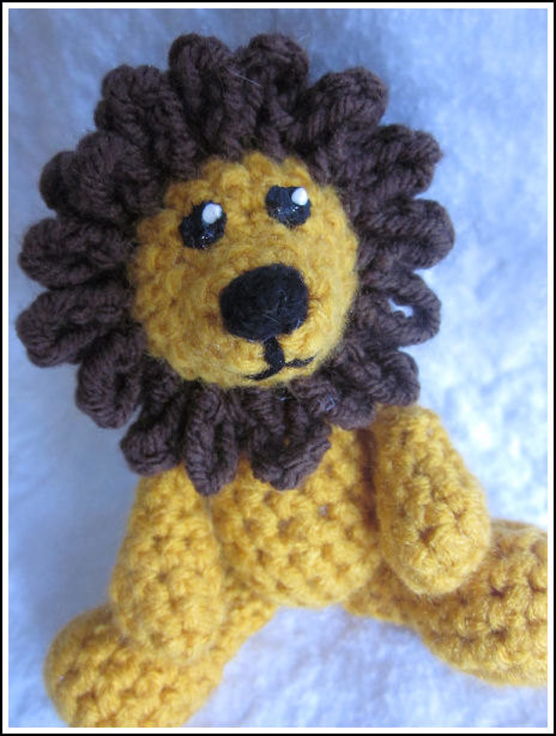 Crochet Pattern - Timmy the Tiny Lion - Etsy