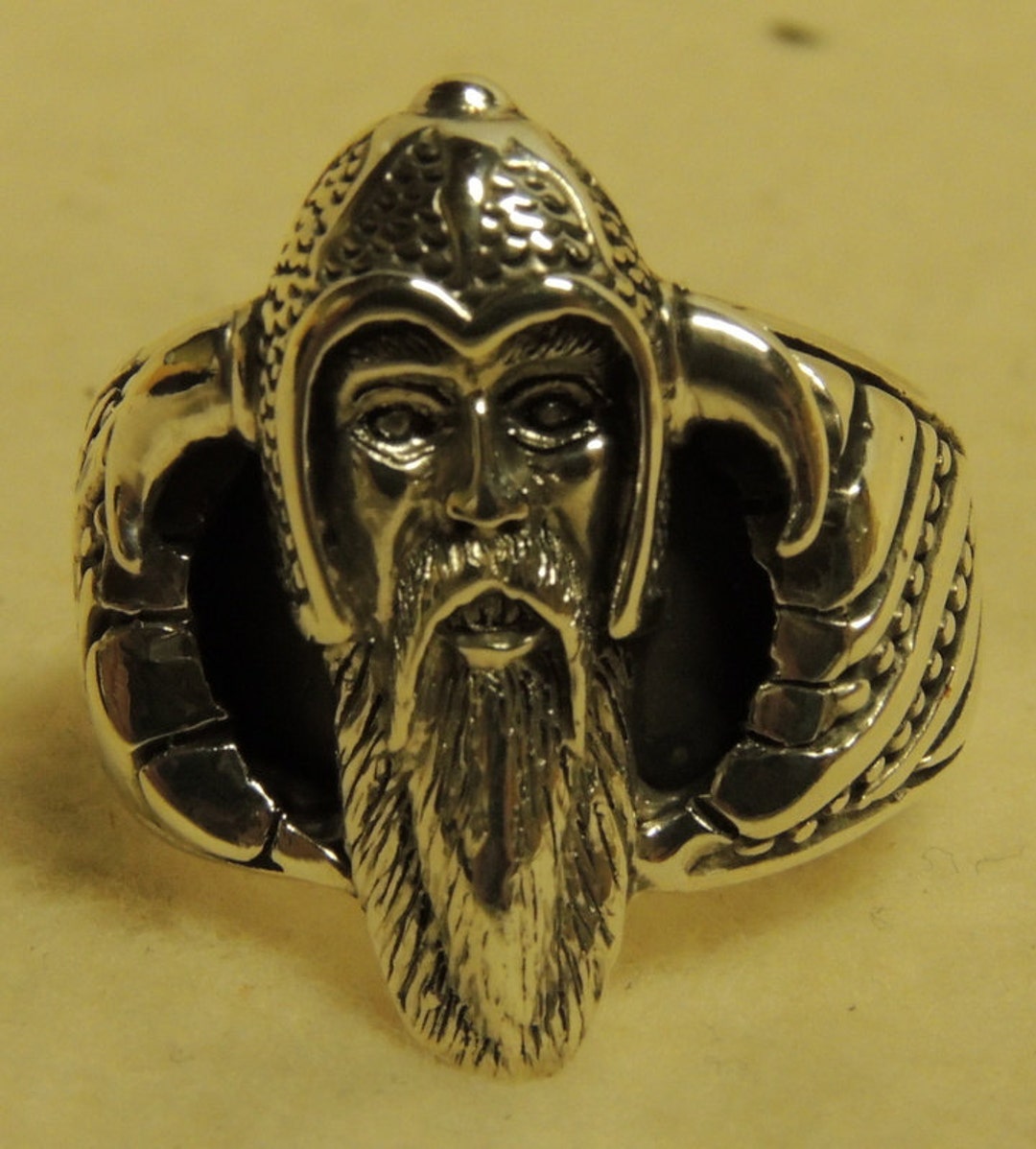 Viking Sterling Silver Ring - Etsy