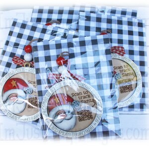 Santa Tracker Christmas Ornament, Tree Decoration, Santa Decor, Gift ...