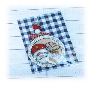 Santa Tracker Christmas Ornament, Tree Decoration, Santa Decor, Gift ...