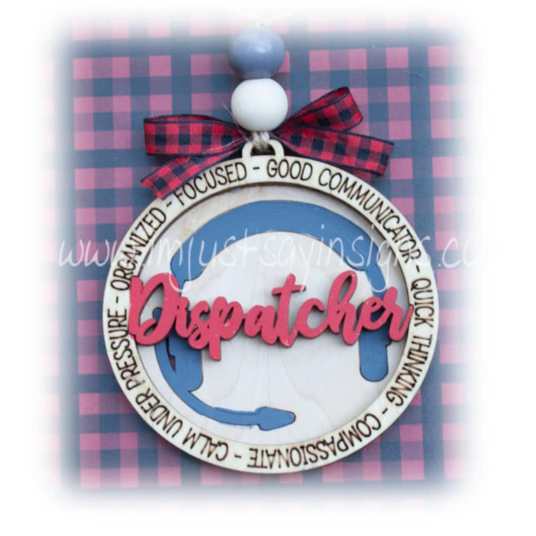 Dispatcher Christmas Ornament-tree Ornament-car Charm-appreciation Gift ...