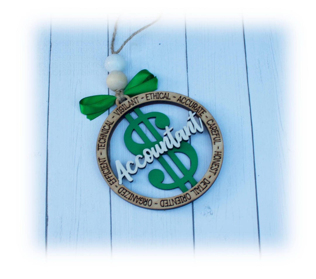 Accountant Christmas Ornament-christmas Ornament-christmas Decor ...
