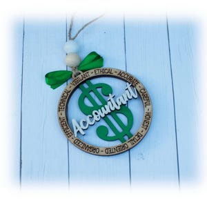 Accountant Christmas Ornament-christmas Ornament-christmas Decor ...
