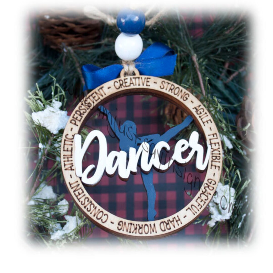 Dancer Christmas Ornament-christmas Decor-tree Ornament-car Charm ...