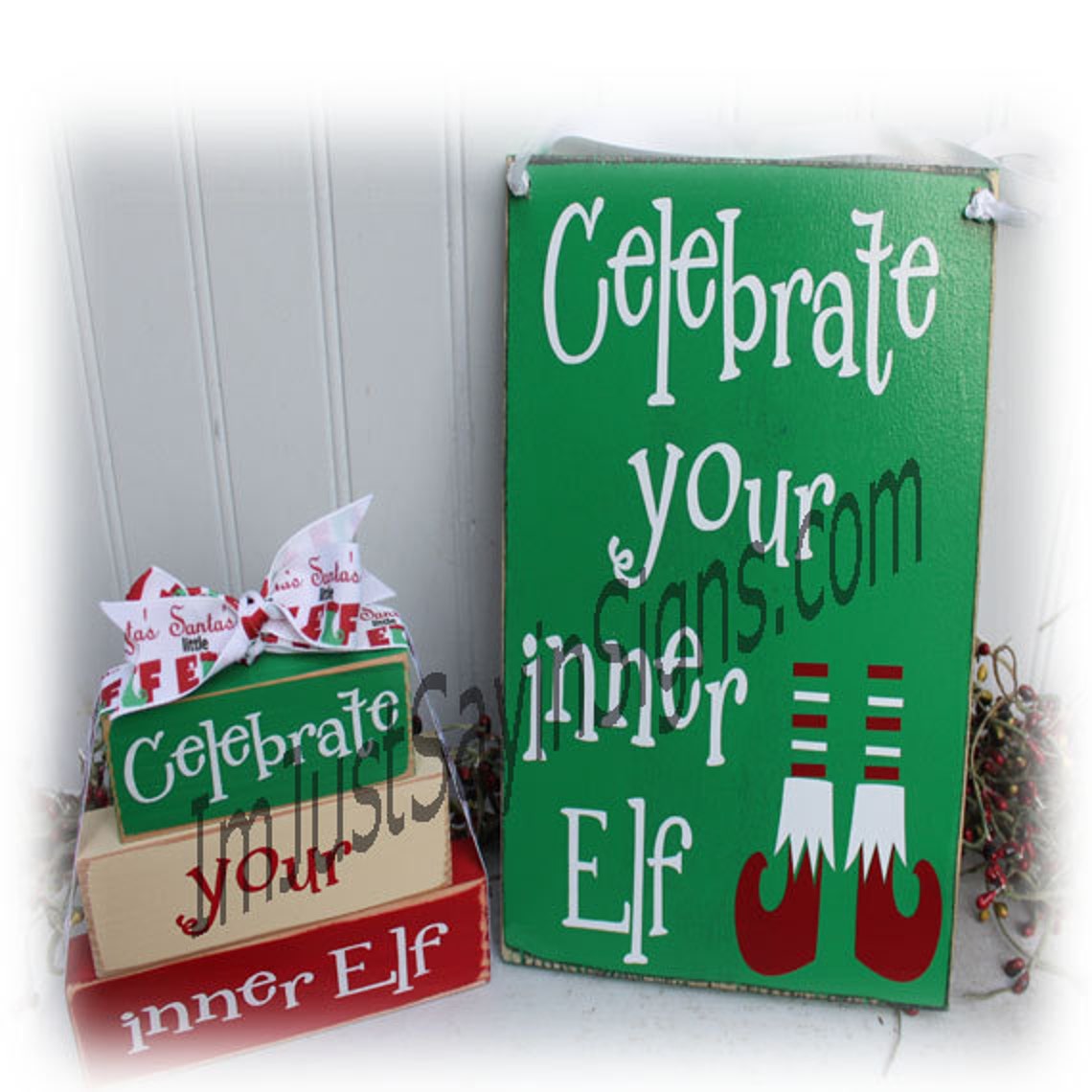 Celebrate Your Inner Elf Itty Bitty Blocks - Etsy