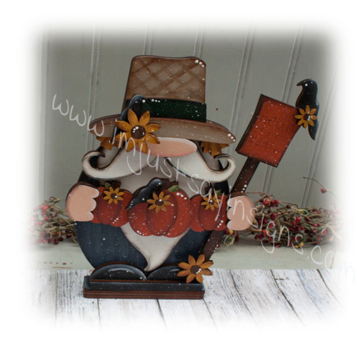Scarecrow Gnome-fall Decor-autumn Decor-gnome Decor-tier Tray Decor - Etsy