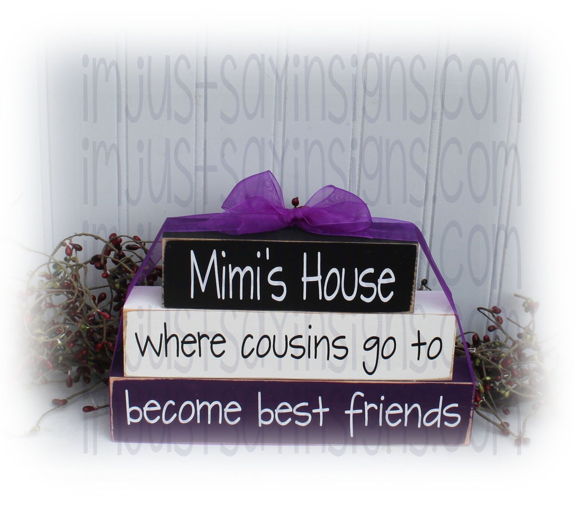Mimi's House Where Cousins Go to Become Best Friends Stacking Wood ...