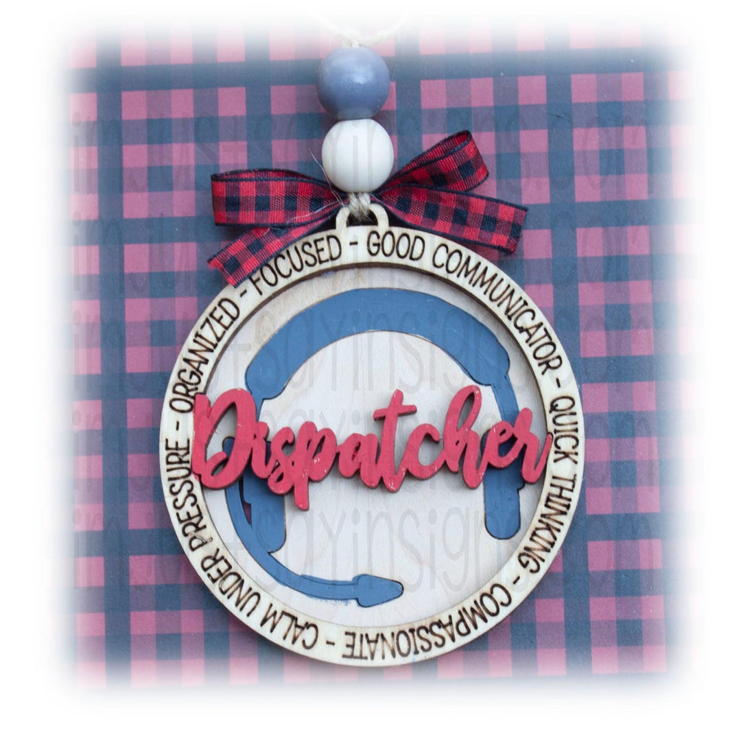 Dispatcher Christmas Ornament-tree Ornament-car Charm-appreciation Gift ...