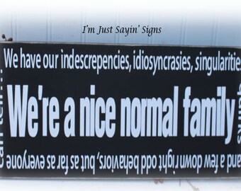 Nice Normal Family | Etsy