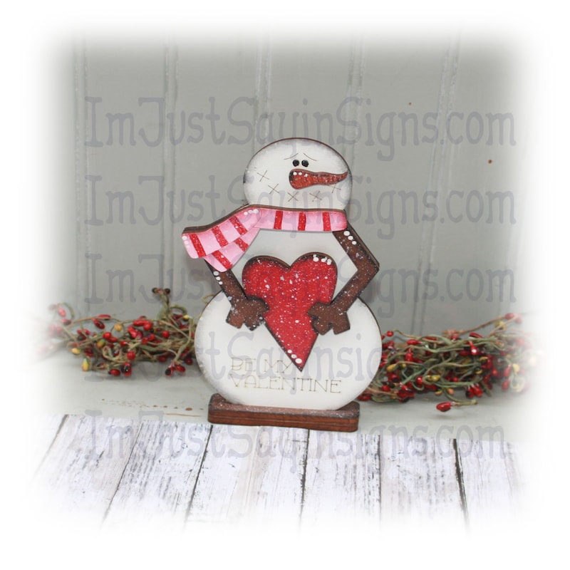 Snowman Tier Tray Garland - Etsy