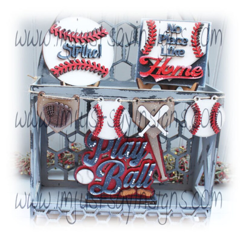 Baseball Tier Tray Decor, Sports Decor, Sports Tier Tray Decor ...