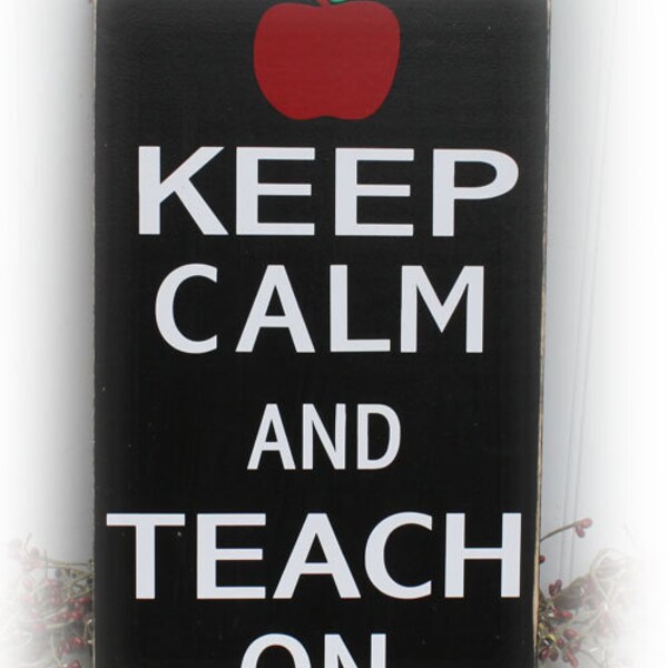 Keep Calm and Teach - Etsy