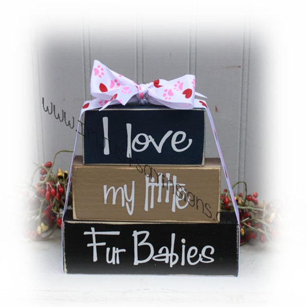 Dog Stacking Blocks - Etsy