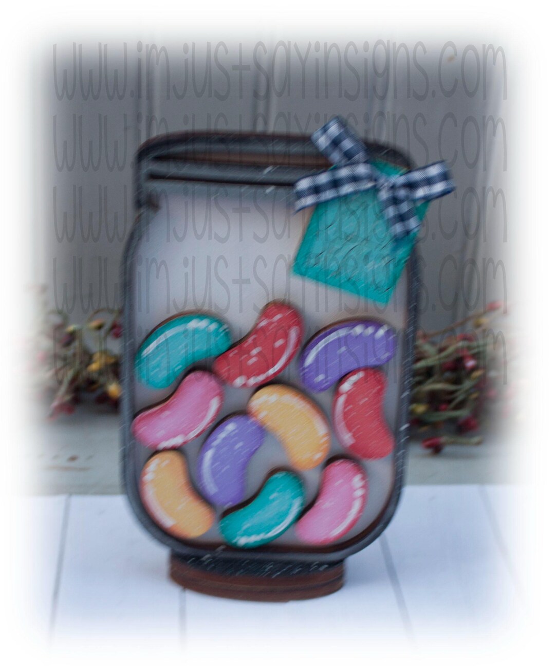 Jelly Bean Tier Tray Decor, Easter Decor, Farmhouse Decor, Easter Tier ...