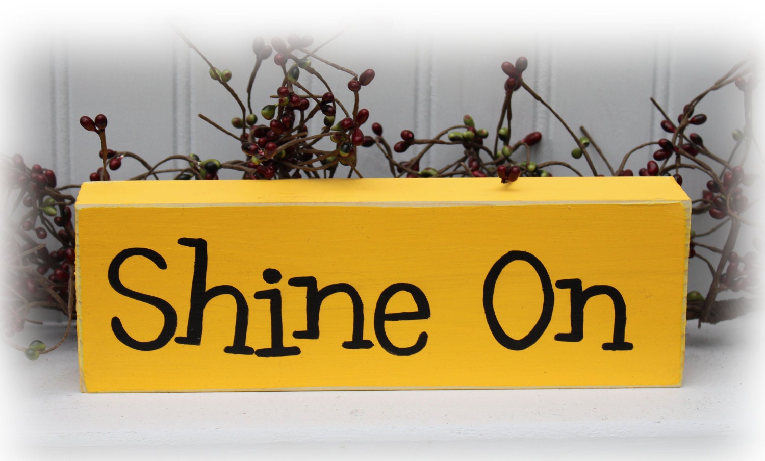 Shine on Block Sign - Etsy