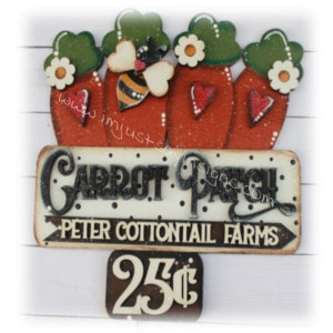 Carrot Patch Interchangeable Truck Door Hanger, Front Door Decor, Front ...