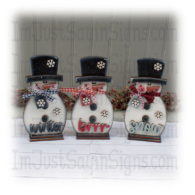 Snowmen Indoor Decor - Etsy