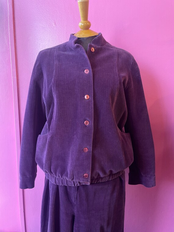 Vintage 1970s Matching Set | 70s 2 Piece Purple Cordu… - Gem