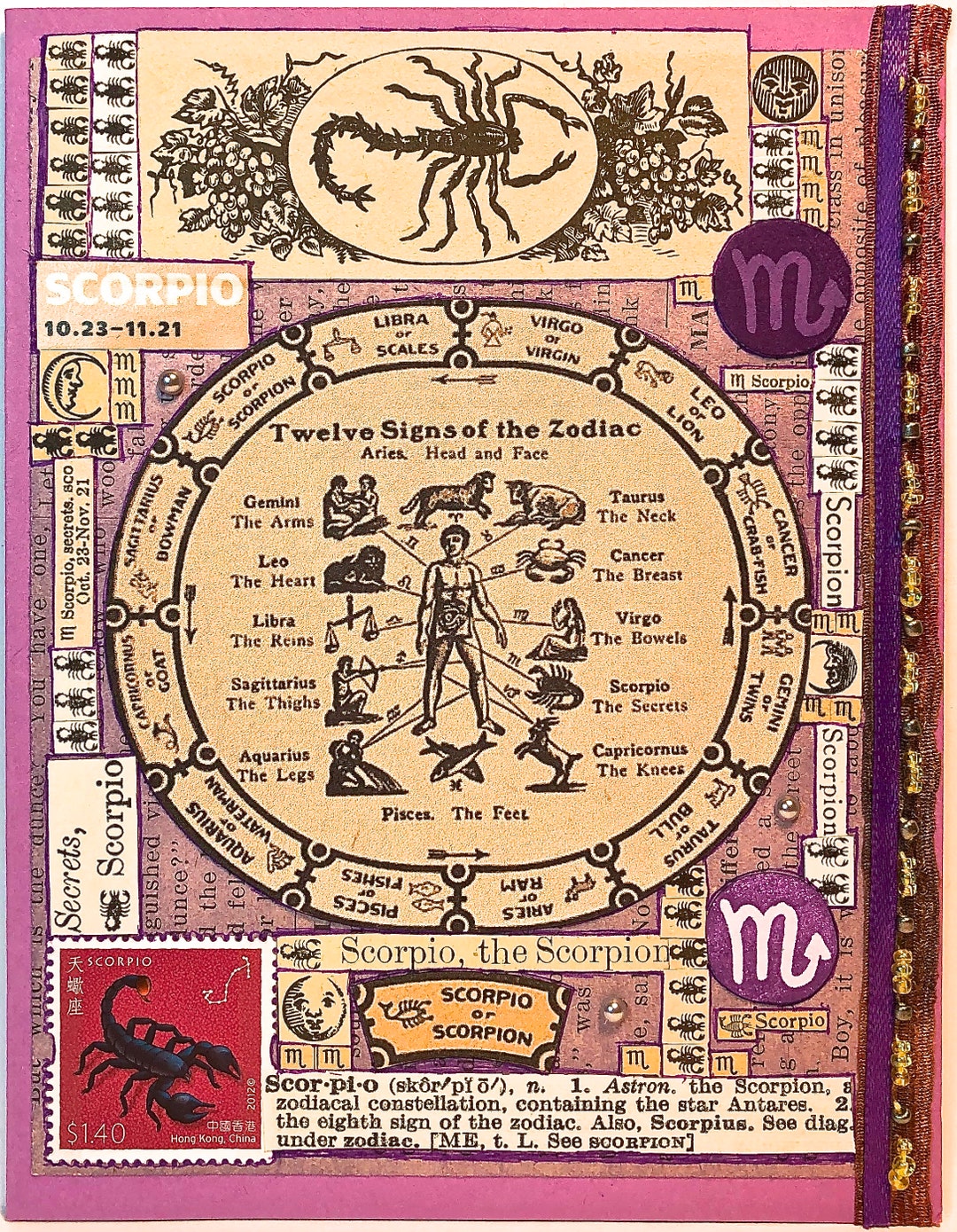 Scorpio Collage - Etsy
