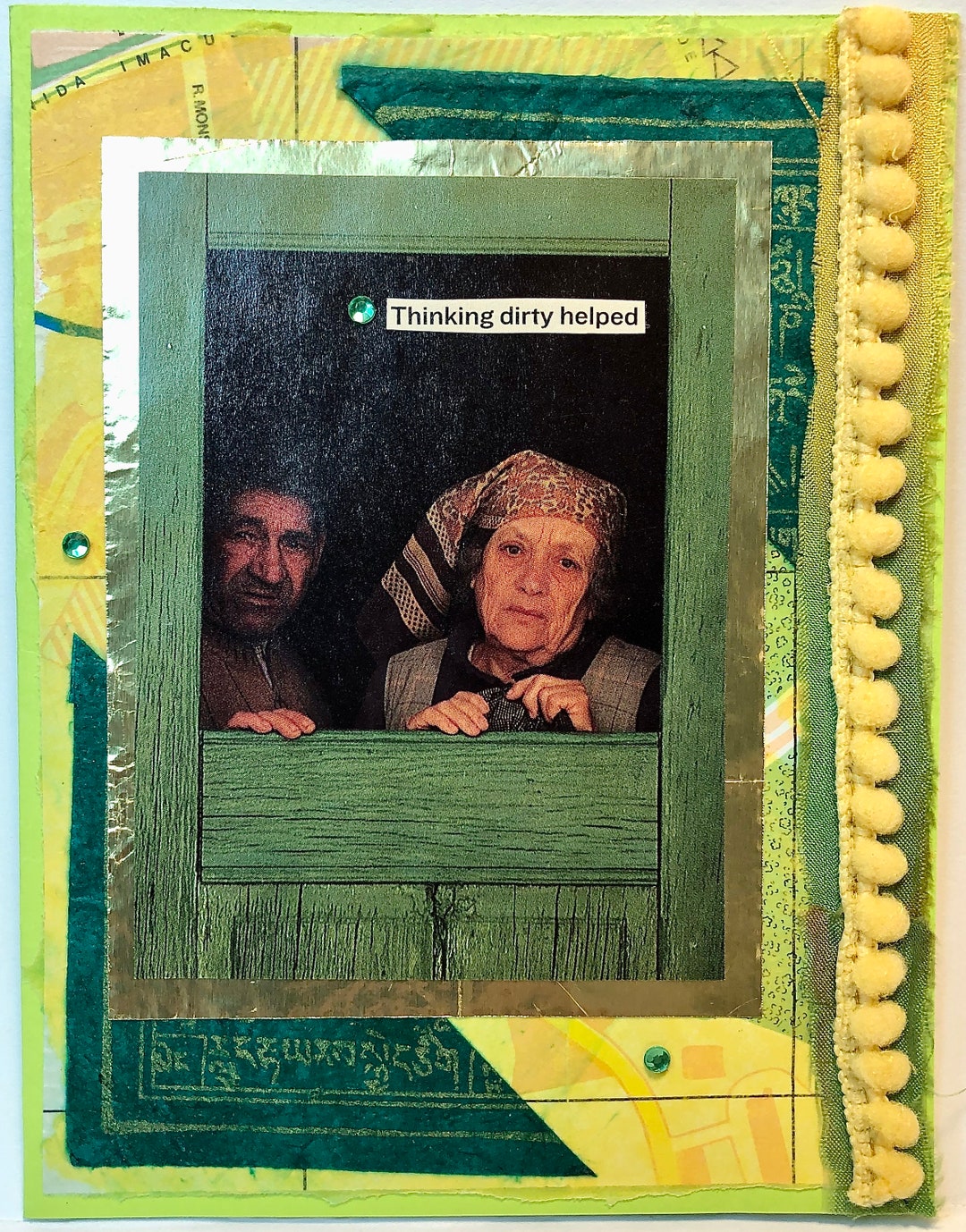 Thinking Dirty Helped - Etsy