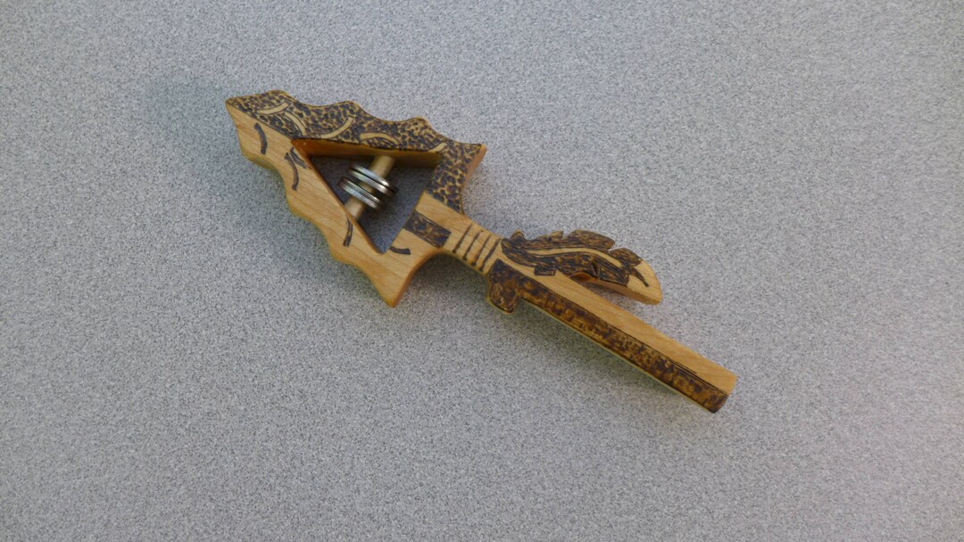 FSU Spear Baby Rattle, Maple Wood, Seminoles Fan Gift - Etsy