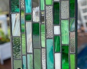 Emerald Stained Glass - Etsy