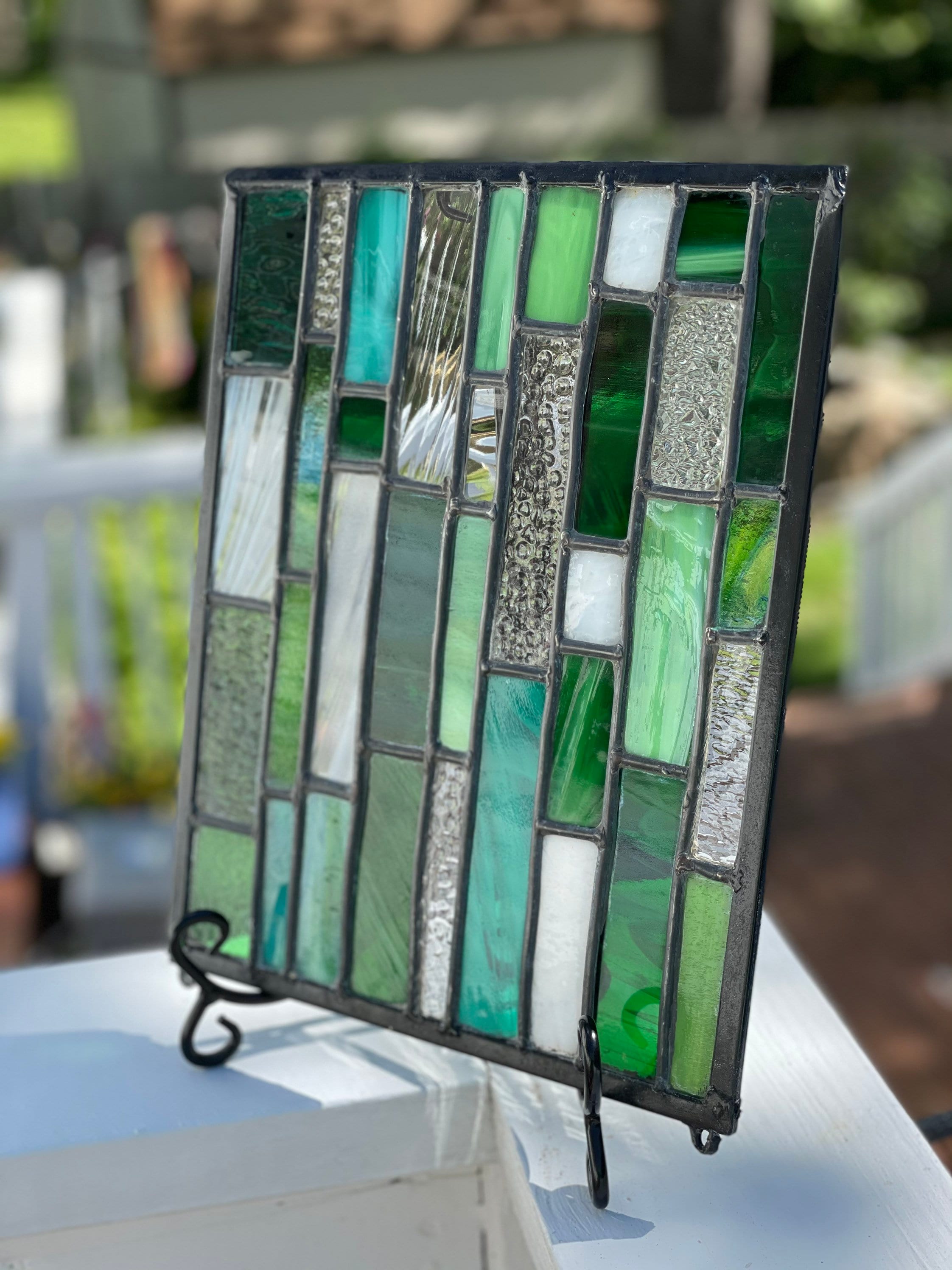 Custom Made Stained Glass Window Panel the Emerald City - Etsy