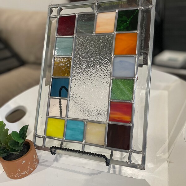 Stained Glass Window Panel - Etsy