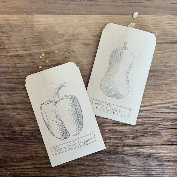 Seed Envelopes - Etsy