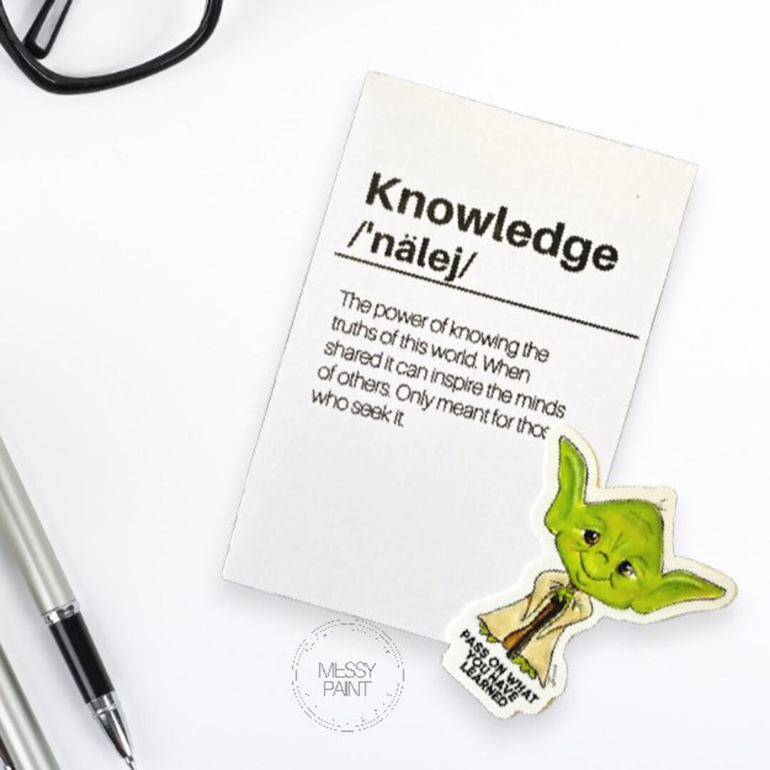 Yoda Sticker, Graduate, Motivational, Teacher Gift, Inspirational - Etsy