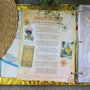 Summer Solstice Book of Shadows Page: Litha Sabbat Poem. Midsummer ...