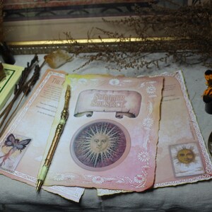 Wheel of the Year Summer Solstice Book of Shadows Pages. Litha - Etsy