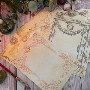 320 Sun Book of Shadows Printable Pages. Solar Illustrations ...